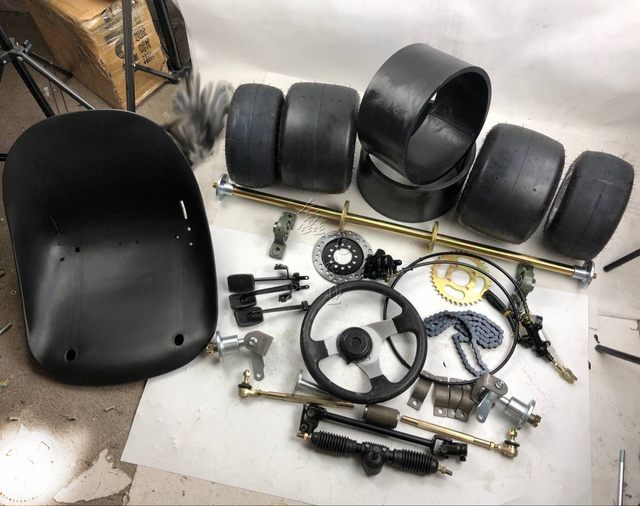 Homemade kart accessories, modified drift four-wheeler front and rear ...