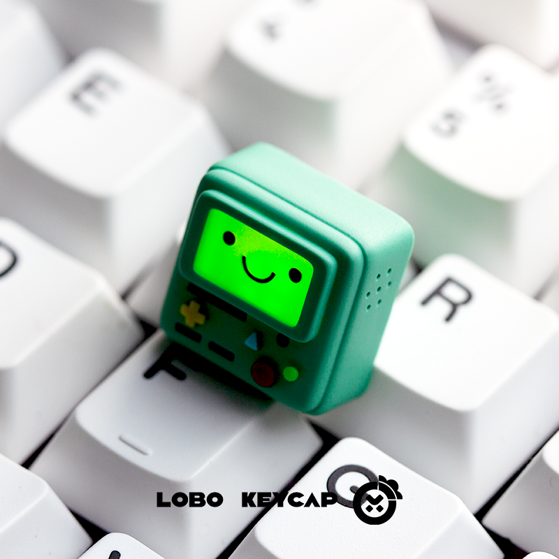 🔥 A must-have for adventure time fans! bmo translucent keycaps make ...