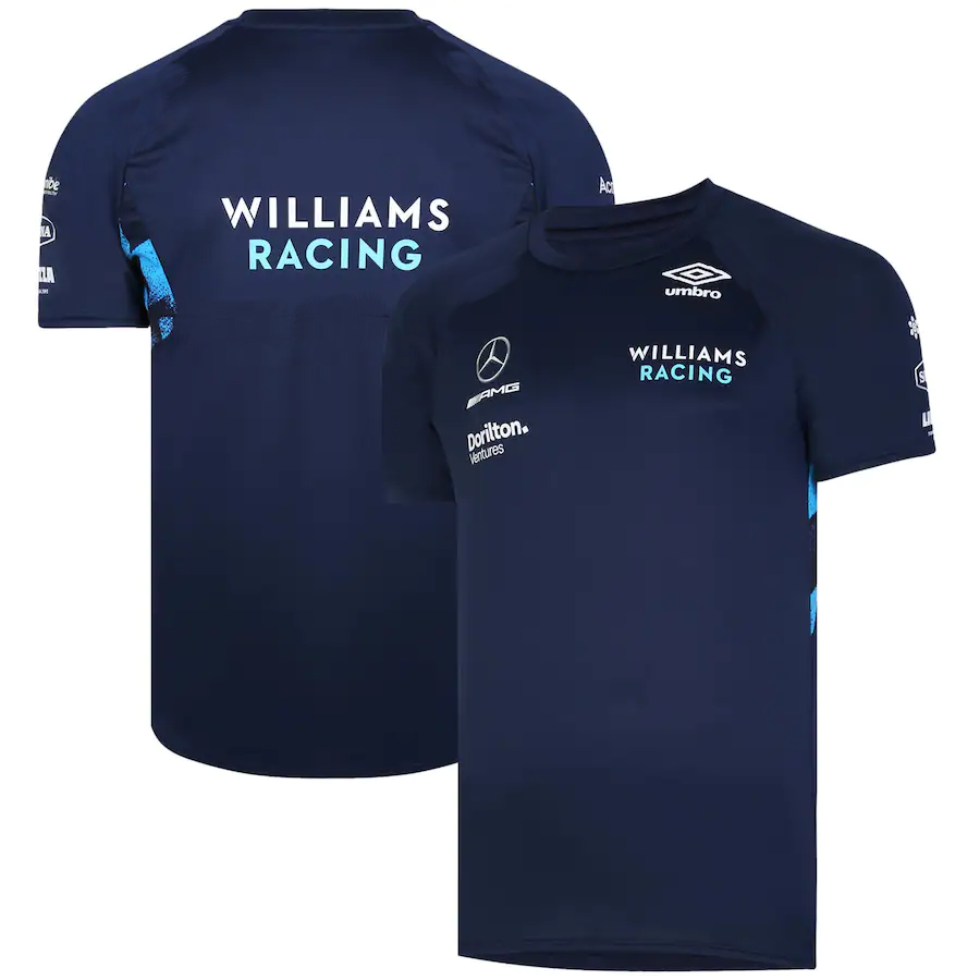 New williams f1 team training kit, navy blue, professionally customized ...