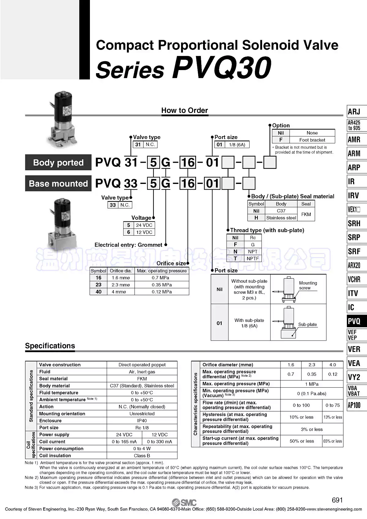 流量比例閥PVQ-5G-40-01 PVQ31-6G-23-01-H-F PVQ31-5G-16-01