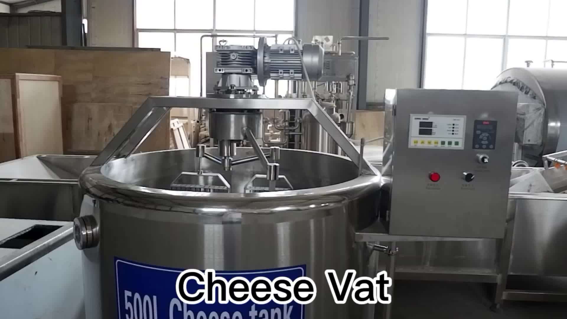 High Configuration Peynir Makinesi Milk Heating Mixer Cheese Processing ...