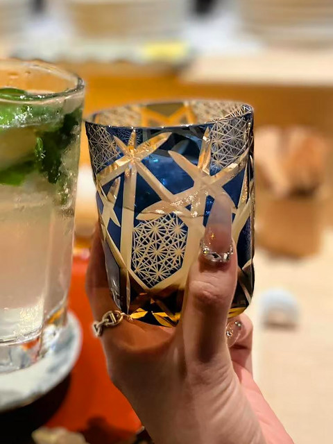 callure Ragnarok dusk Edo kiko cup amber handmade crystal cup whiskey cup