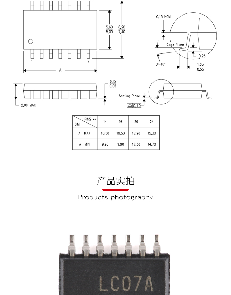 原装 SN74LVC07APWR TSSOP-14 六路缓冲器/驱动器芯片-阿里巴巴