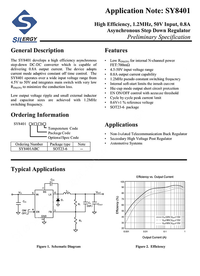 原装 SY8401ABC 丝印My SOT-23-6 异步降压DC-DC稳压器-阿里巴巴