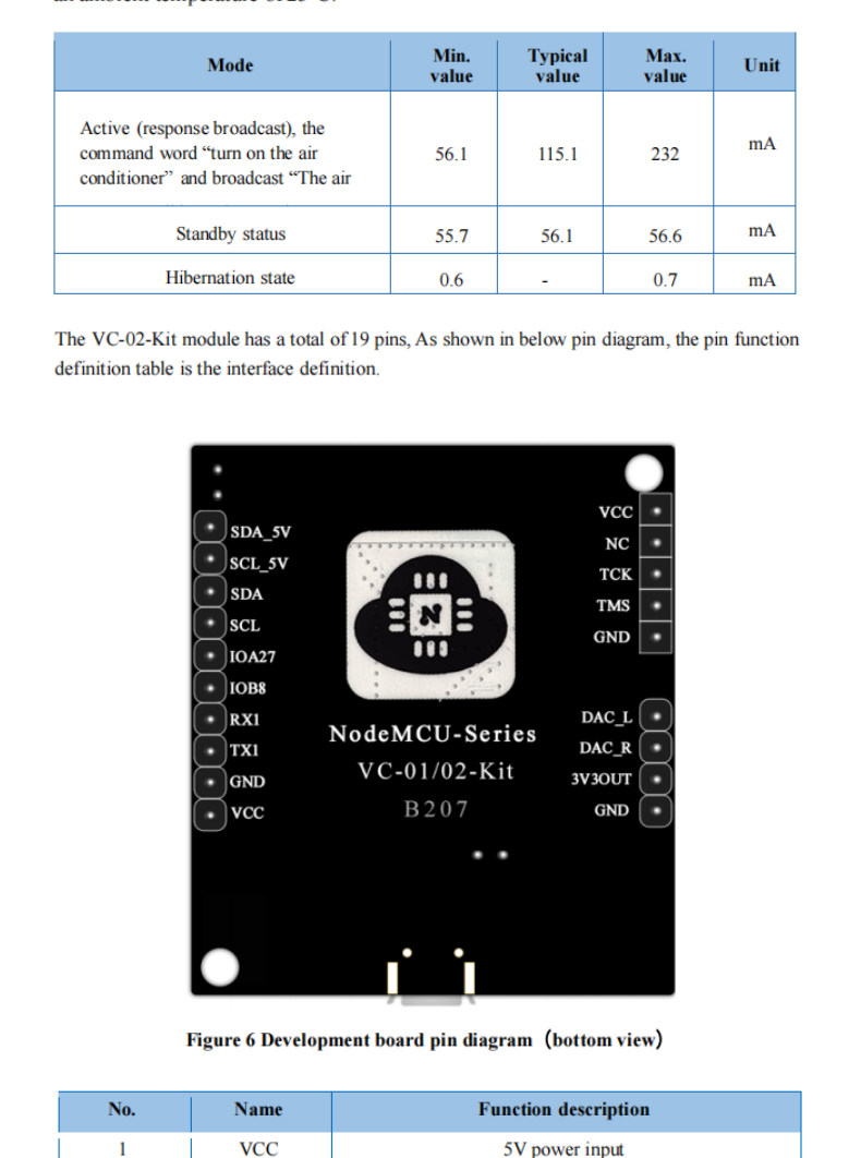 原装VC-02-Kit AI智能离线语音模块 离线识别语音控制模组开发板-阿里巴巴