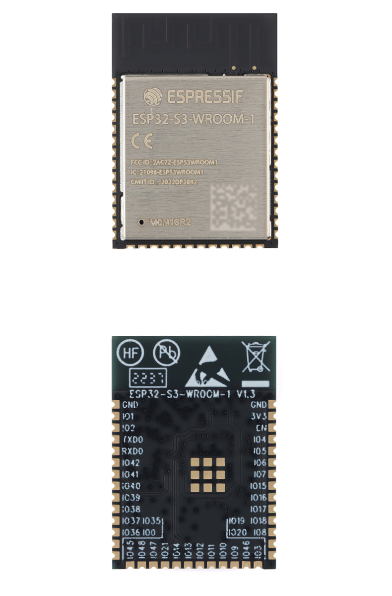 原装ESP32-S3-WROOM-1-N16R2 Wi-Fi+蓝牙5.0 16MB32位双核MCU模组-阿里巴巴