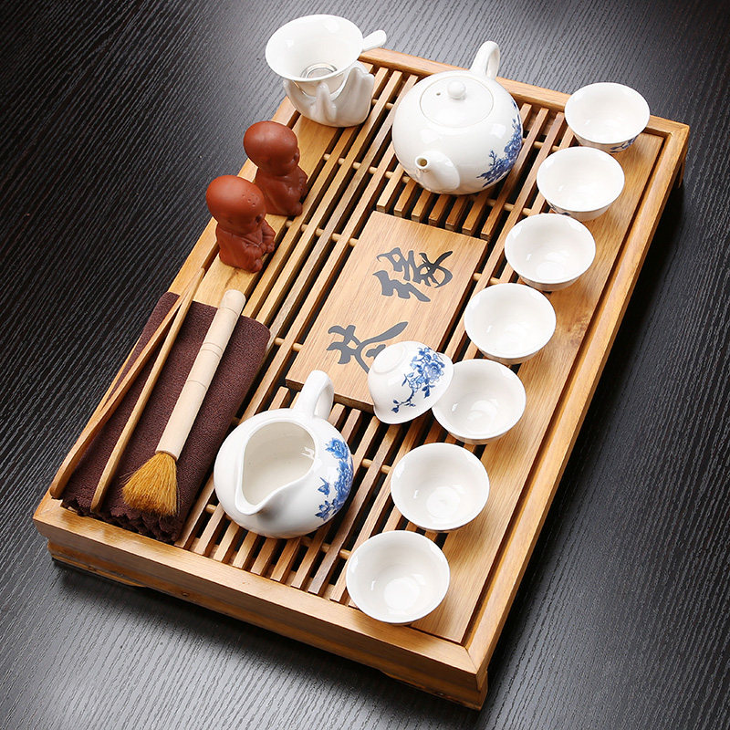Tea tray water storage and drainage Chinese style living room creative ...