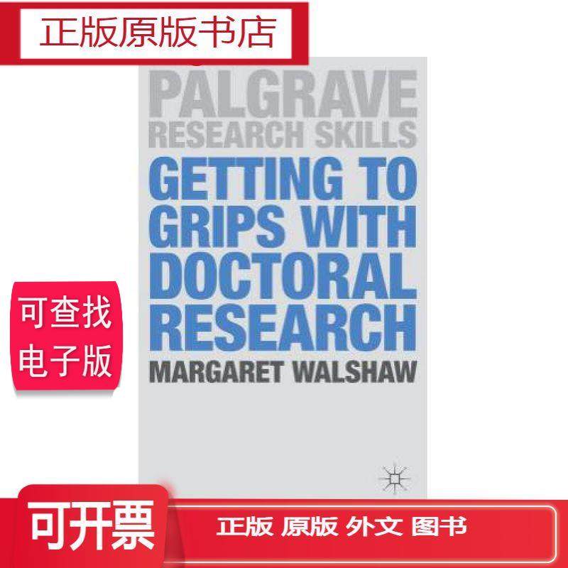 正版 Getting to Grips with Doctoral Research-Taobao