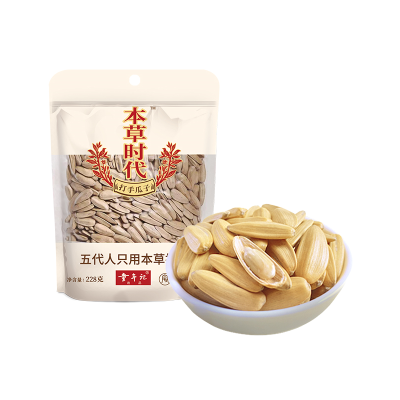 童年记本草时代打手瓜子228g/袋-Taobao
