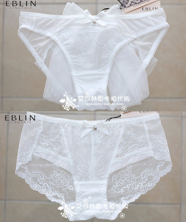Купить Трусы eblin 韩国专柜正品代购 彼岸花语 17春款 性感蕾丝三角裤/蕾丝裤 в интернет-магазине с Таобао (Taobao) из Китая ...