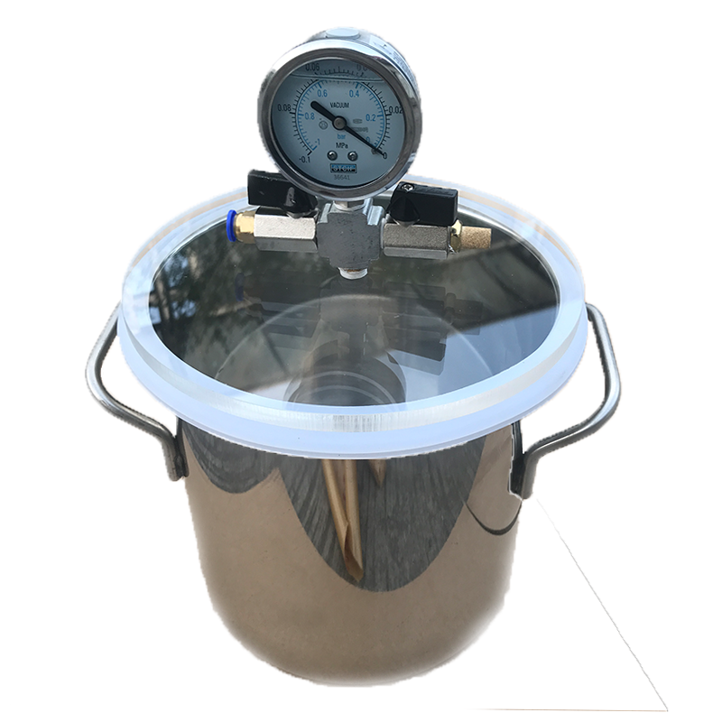 Vacuum defoaming bucket AB glue Vacuum stabilized wood equipment bucket ...