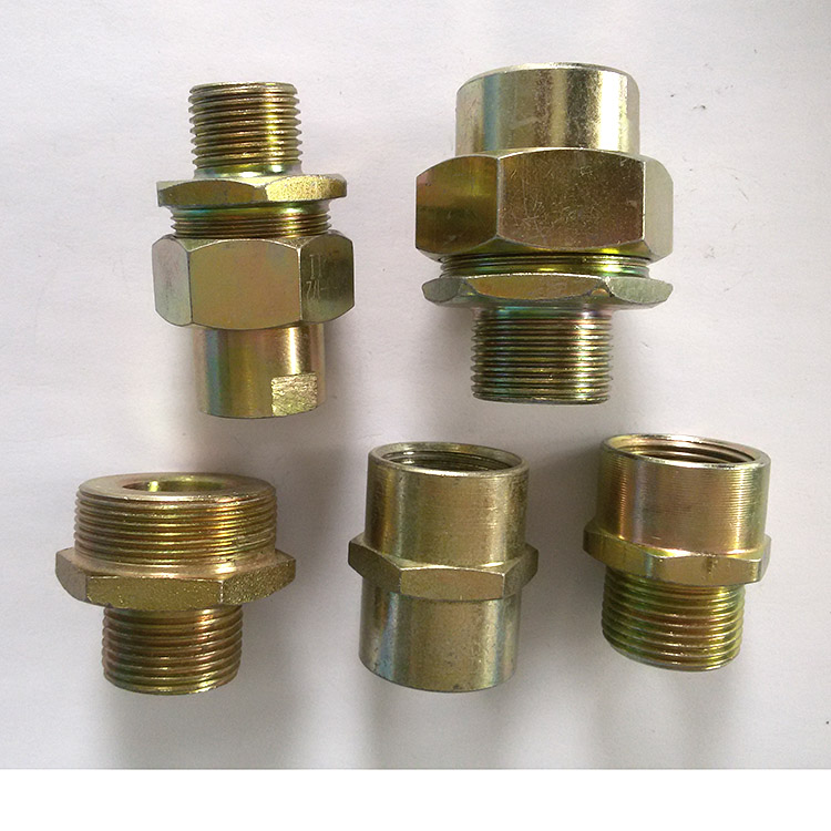 BHJ-G1/2防爆活接头两双内外丝防爆软管接头中六角碳素钢公母Q235-阿里巴巴