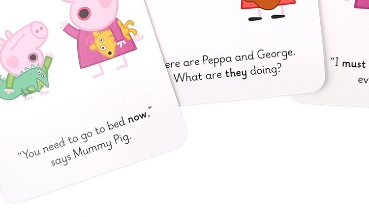 Peppa pig english original peppa pig flash cards on the peppa pig word ...