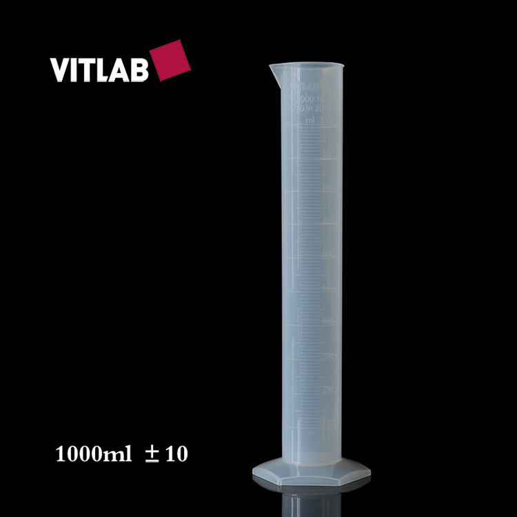 VITLAB塑料量筒10/25/50/100/250/500/1000ml进口PP量筒量杯刻度-阿里巴巴