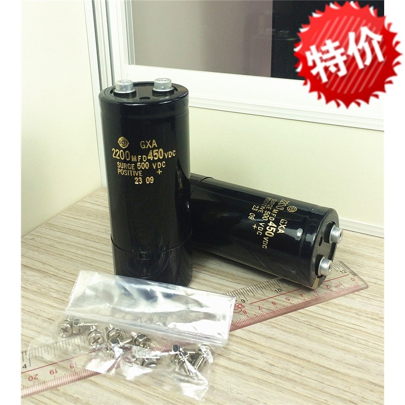 AIC Hitachi aluminum electrolytic capacitor GXA type 450V2200UF Japan ...