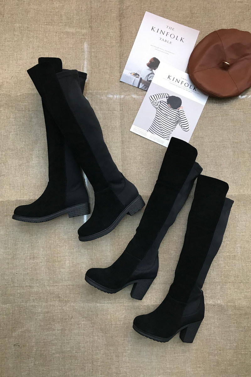 S meatloaf home big size boots long tube plus velvet wild show leg long ...