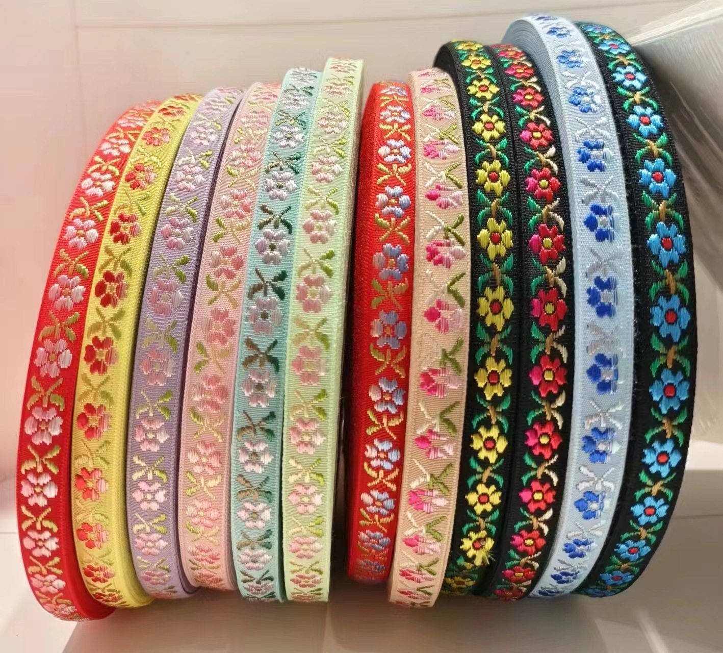 🌟 Handmade diy hair accessories essential 🌟 Ethnic embroidered colorful ...