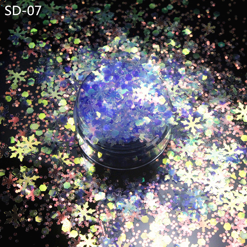 2022圣诞亮片推荐！4.98元买100g，真的值吗？_美甲工具_淘宝美妆网