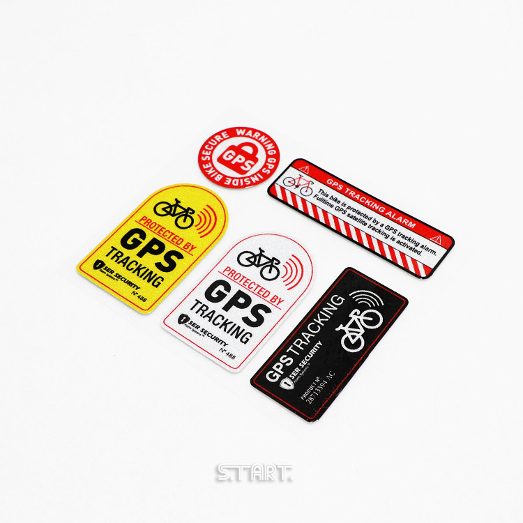 [USD 9.82] Personalized Creative Safety Stickers Bicycle Reflective ...