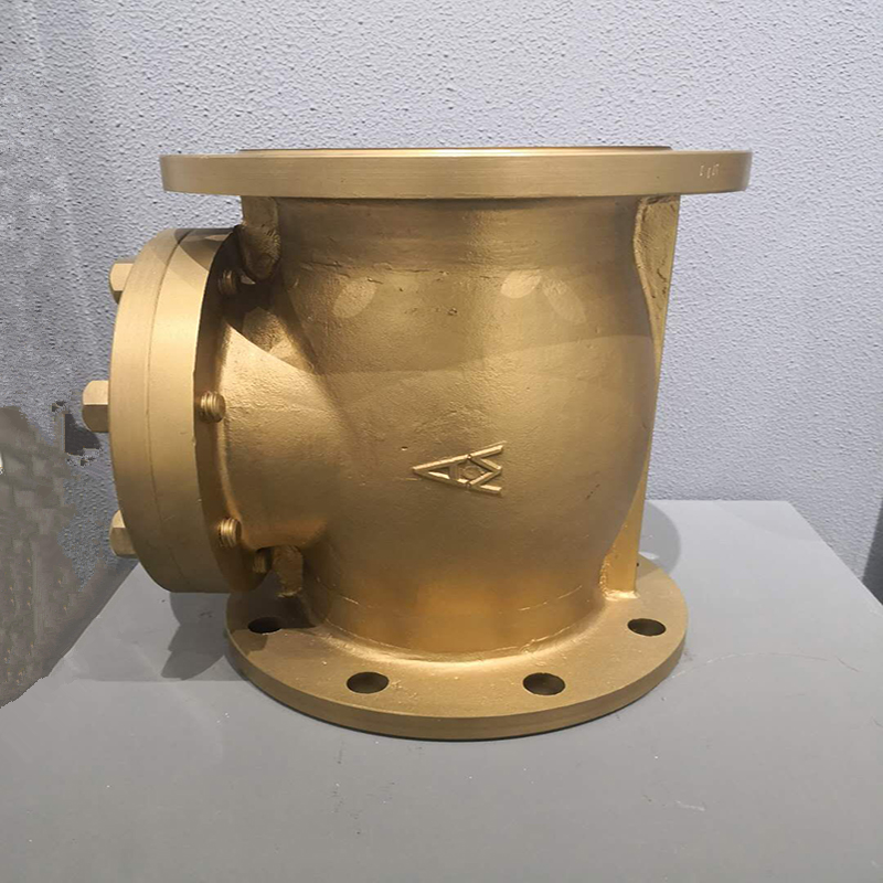 厂家直供埃美柯409黄铜法兰止回阀H44W-16T旋启式硬密封单向阀2寸-阿里巴巴