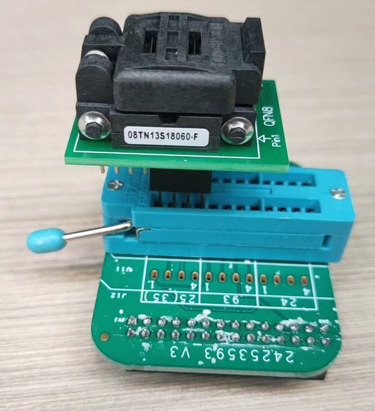 nand nor 24 25 35 93系列芯片 3v3 socket NW874 两种座子随机发