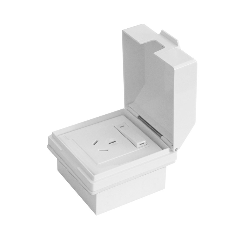 Schneider waterproof box Surface mounted concealed white three-hole 16A ...