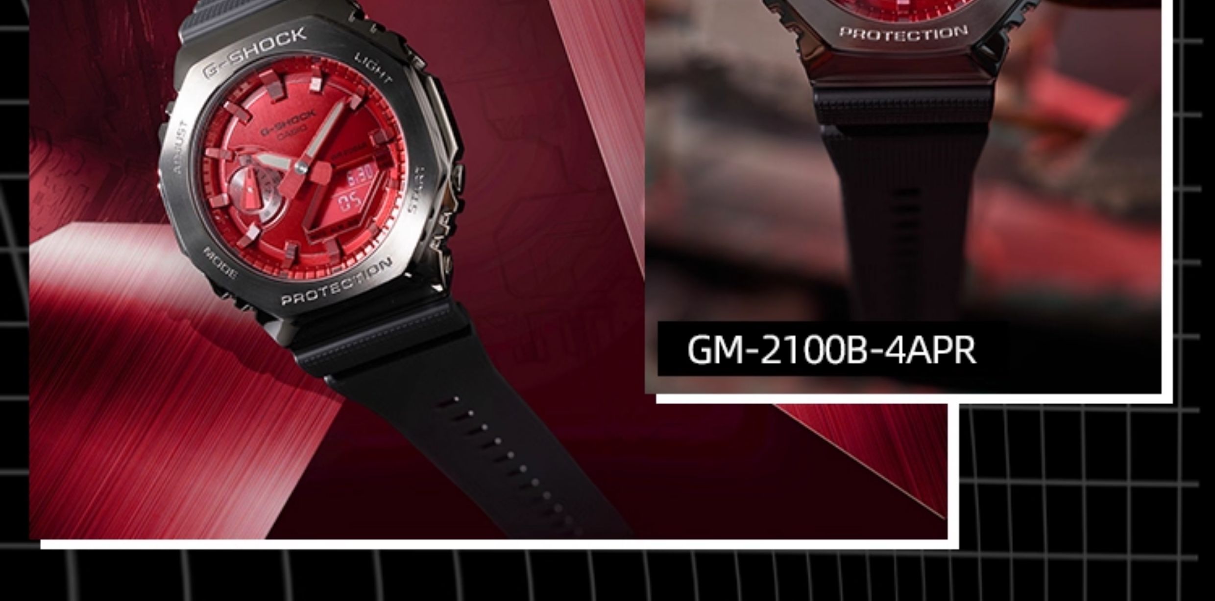 卡西歐手表男G-SHOCK金屬八角農家橡樹鋼鐵之心防水石英GM/GA2100|日韓腕錶|ETMall東森購物網