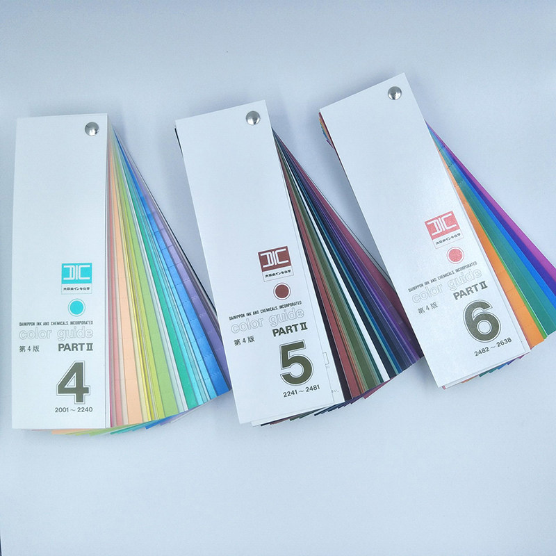 DIC Color Guide 4 Edition DIC4 5 6 national standard color card ink ...