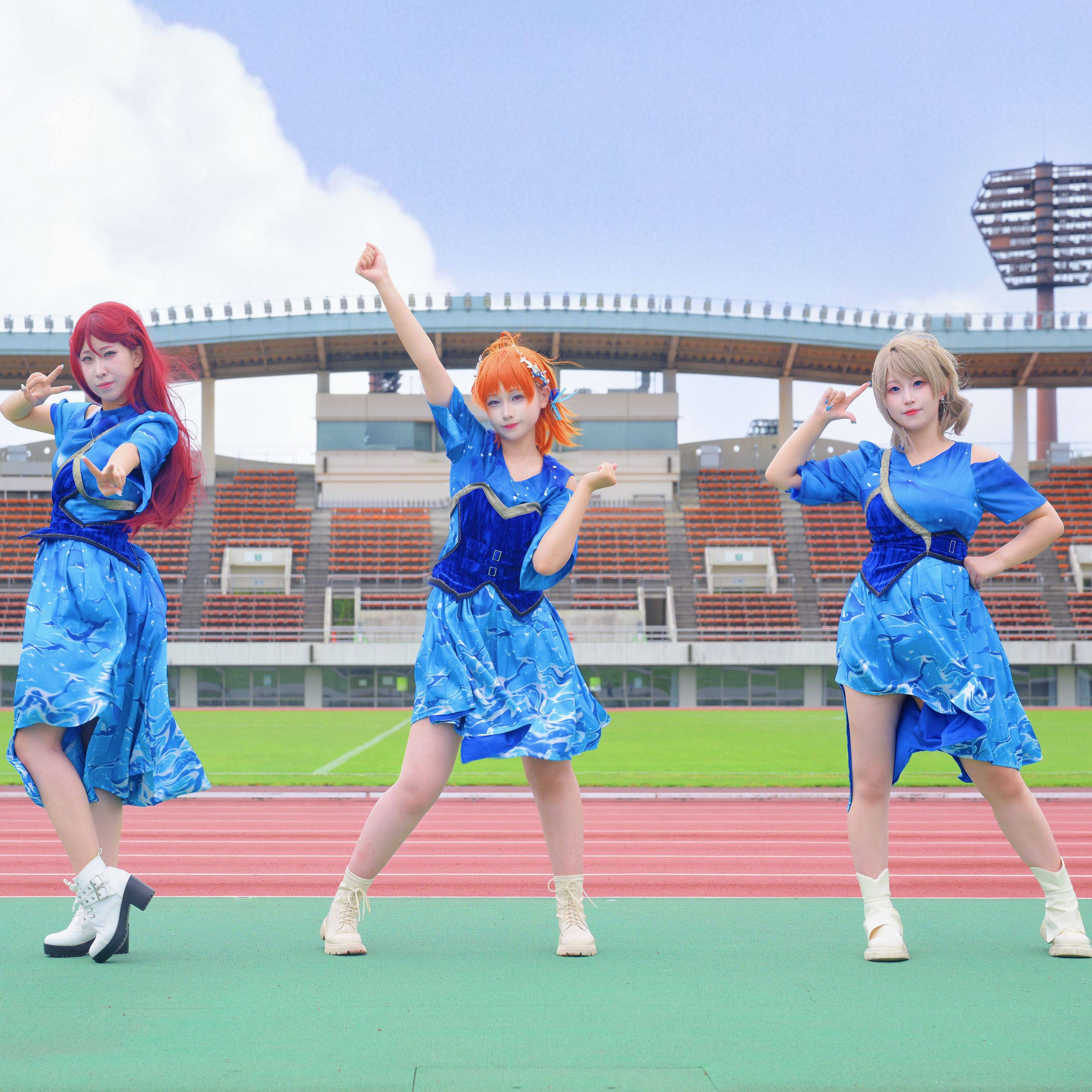 Lovelive Aqours 永久hours打歌服Cosplay：水团少女的闪耀时刻 -手办-淘宝百科网