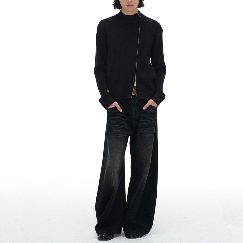 JCAESAR ZIPPER-SWEATER：穿上它，让你成为街头最靓的仔！🌟-针织衫-淘宝好物网