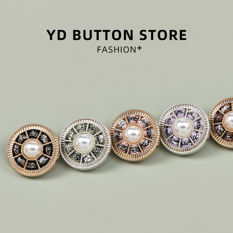 Niche products | Yd pearl braided rope metal button | Make your outfit ...
