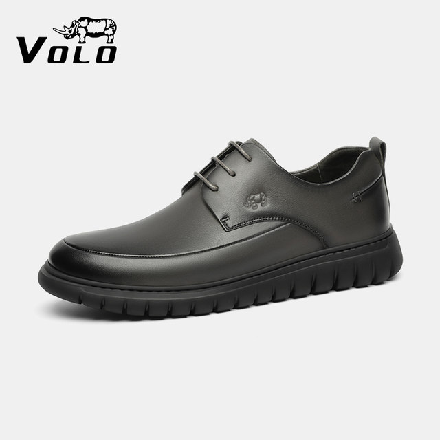 VOLO/Rhinoceros casual leather shoes men's leather shoes genuine ...