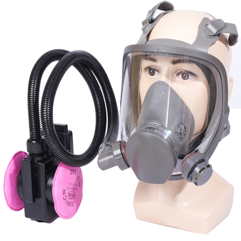 9V Comben electric air supply gas-proof mask 6800 fit 6001 anti ...