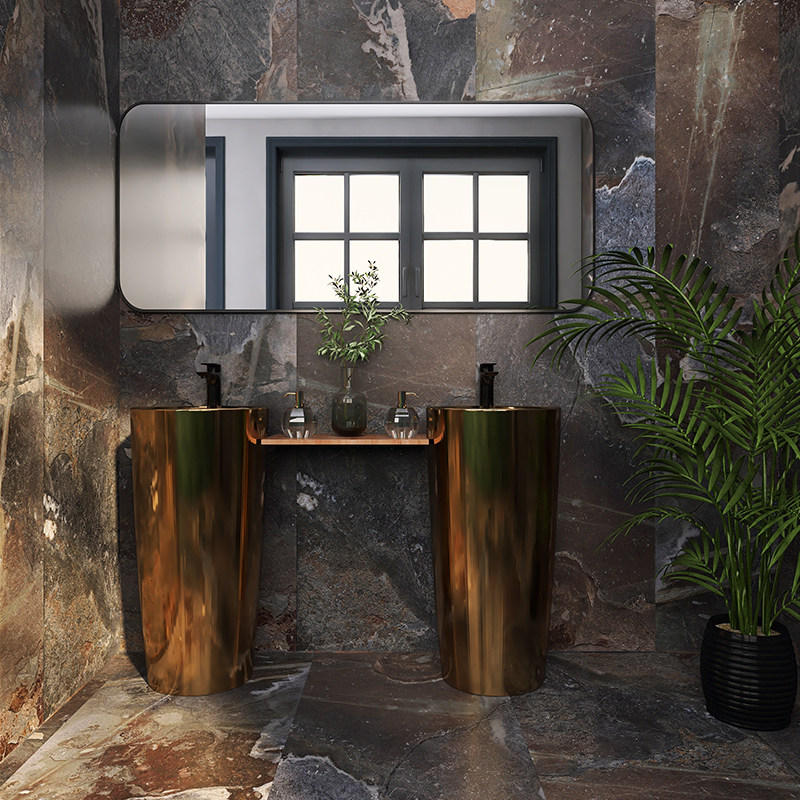 Anonymous volcanic rock pattern tiles matte wall and floor tiles villa ...