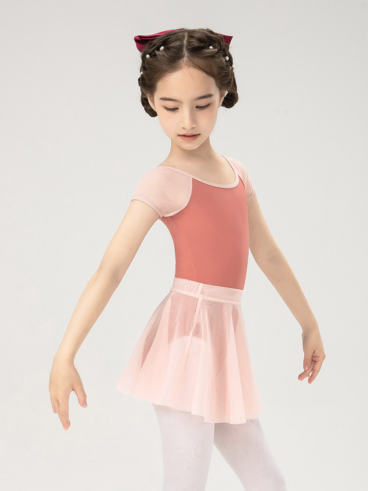 Children's Dance Gymnastics Suit Ballet Practice Suit Girls Chinese ...