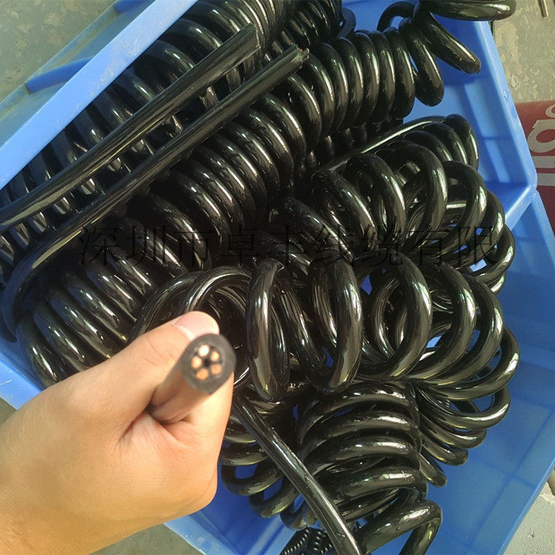 [USD 21.02] 100mm Large Loop Spiral Cable Spring Wire 2-core 3-core 4 ...