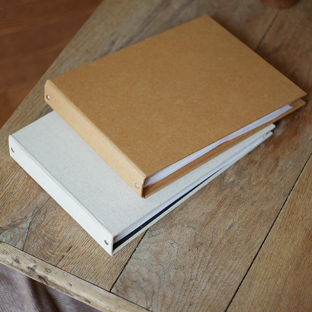 Solid color vertical version 6-inch pocket photo album, literary and ...