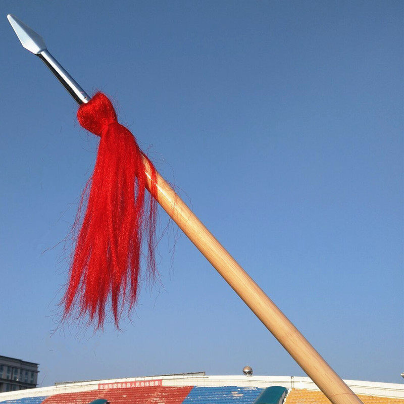 [USD 26.03] Red Lance Rod Rod Rod Overlord Martial Arts Gun Tai Chi Gun ...