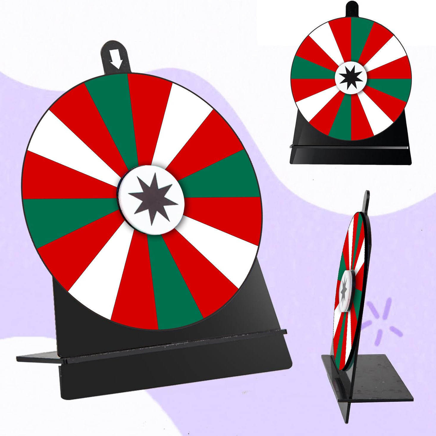 2025's newest 6inch acrylic rainbow rotating prize wheel | the ultimate ...