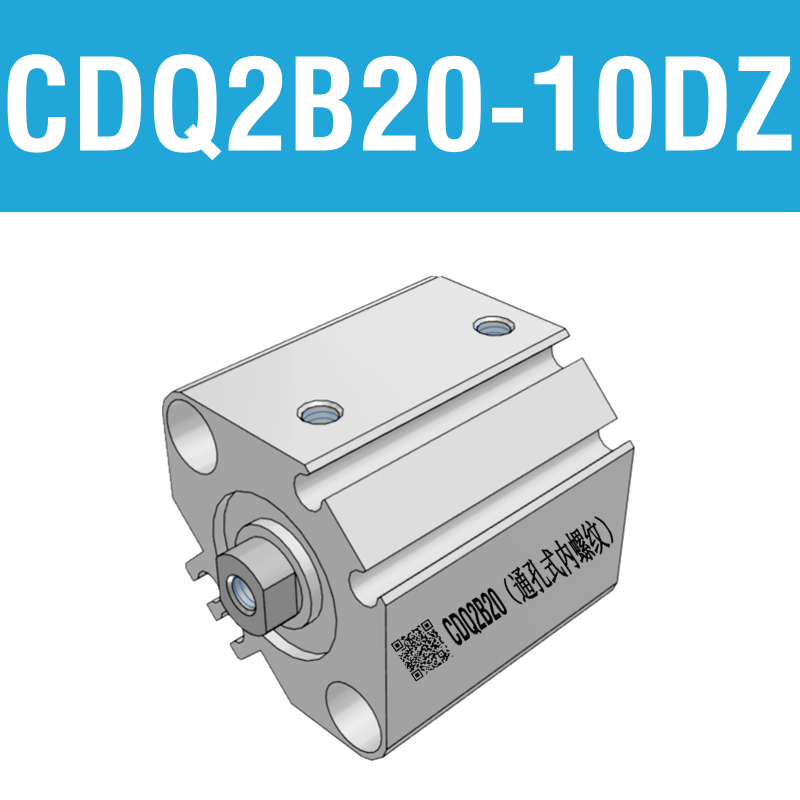 [USD 5.22] Thin cylinder CDQ2B20-5 10 15 20 25 30 35 40 45 50 75 100DZ ...