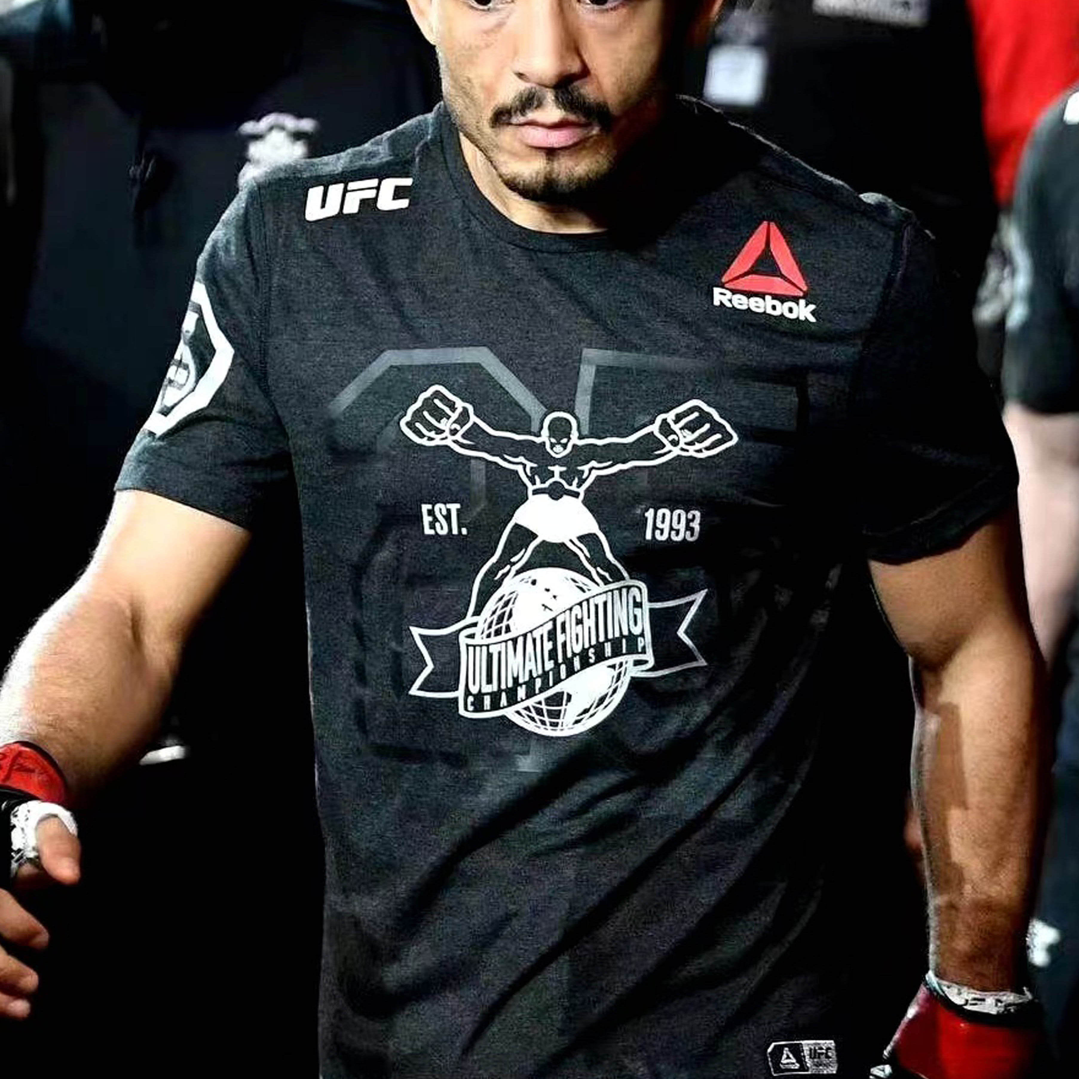UFC黑金出场服乔安娜散打拳击服MMA综合格斗训练短袖搏击训练T恤，燃爆你的战斗魂🔥💪-拳击服-淘宝百科网