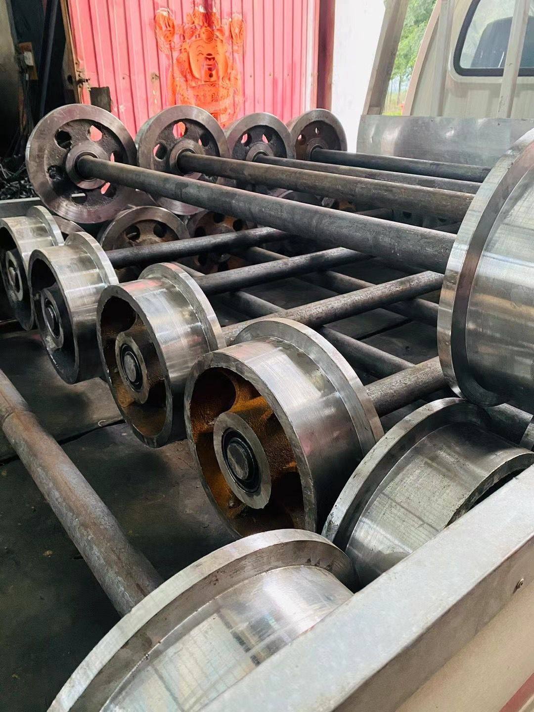 [USD 77.00] T-shaped wheel unilateral wheel rail wheel heavy H rail ...