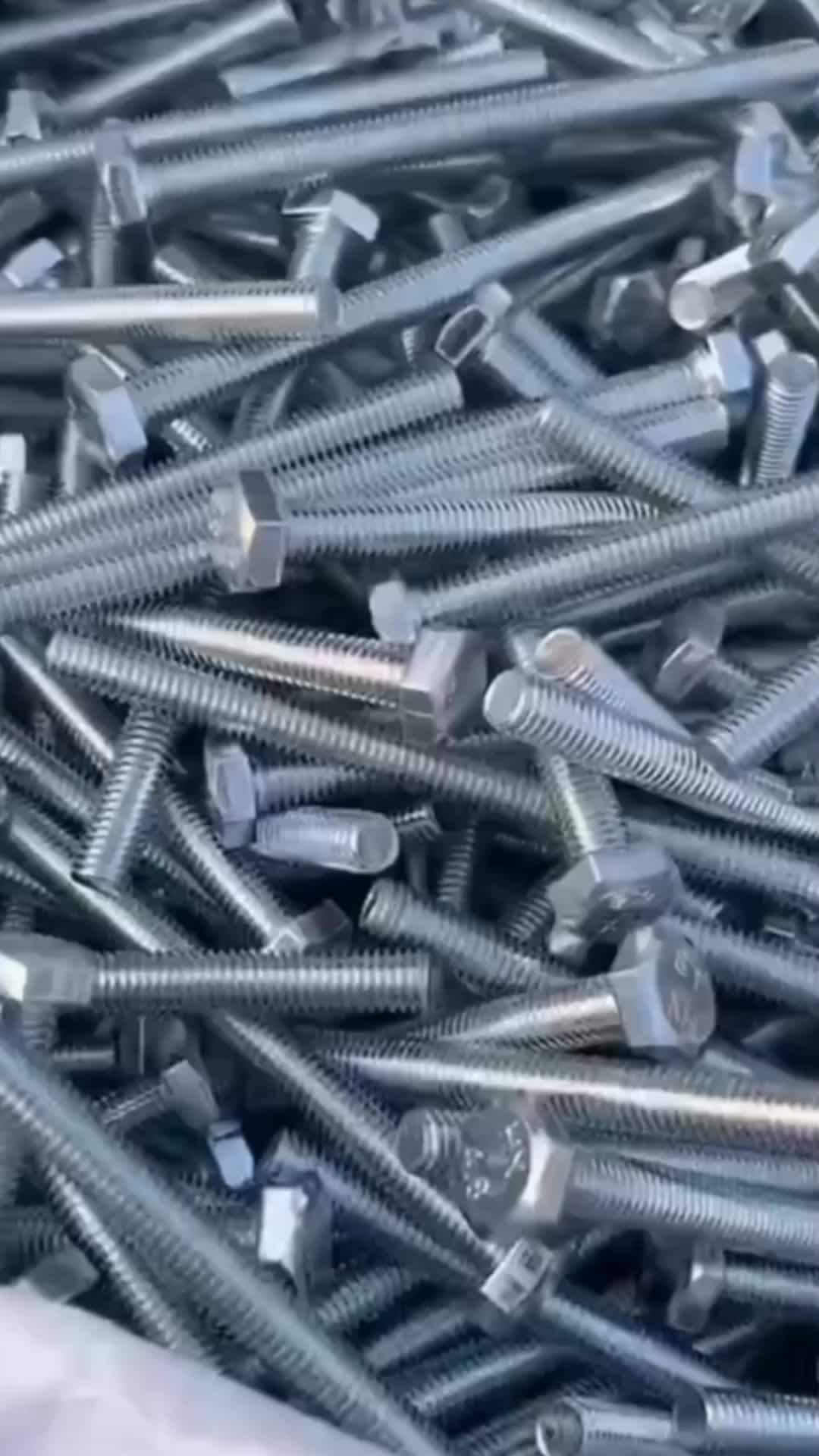 M12x1.25 Stainless Steel Grade 8.8 Long Hex Head Stud Bolt And Nuts Hdg ...