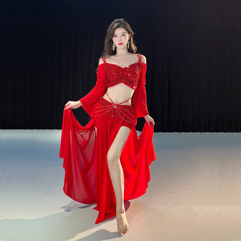 🔥 Unveiling: new belly dance performance outfits, stage show sequin ...