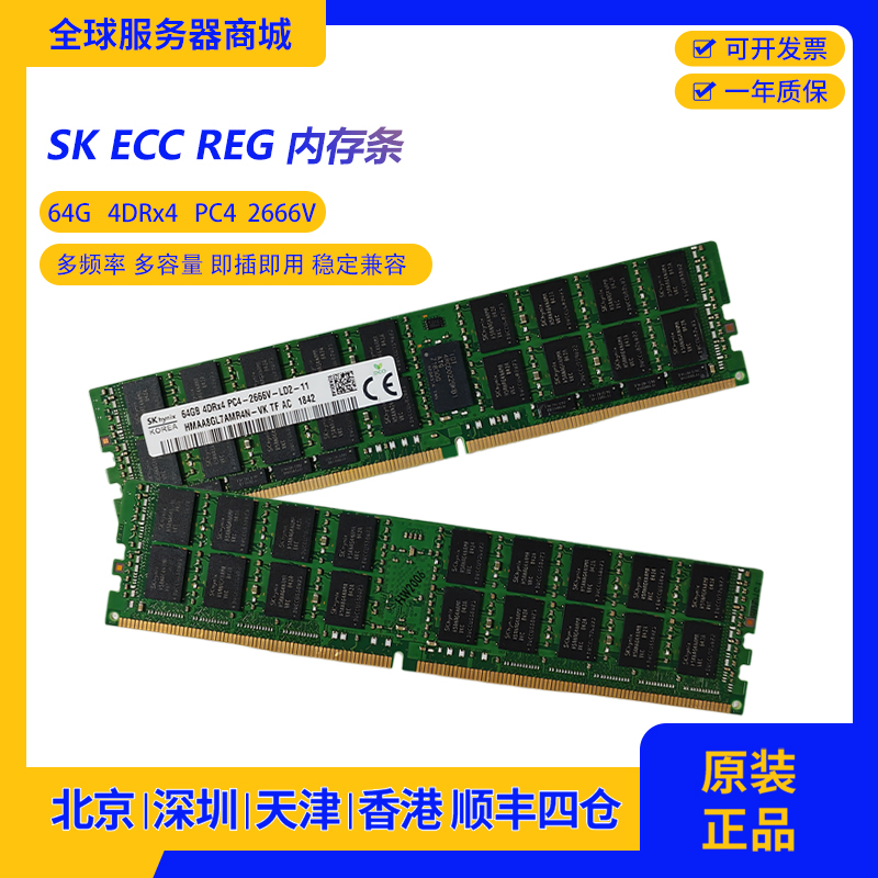 SK64G 4DRX4 海力士ECC REG服务器内存条：解锁服务器性能新高度！-企业级内存-淘宝好物网