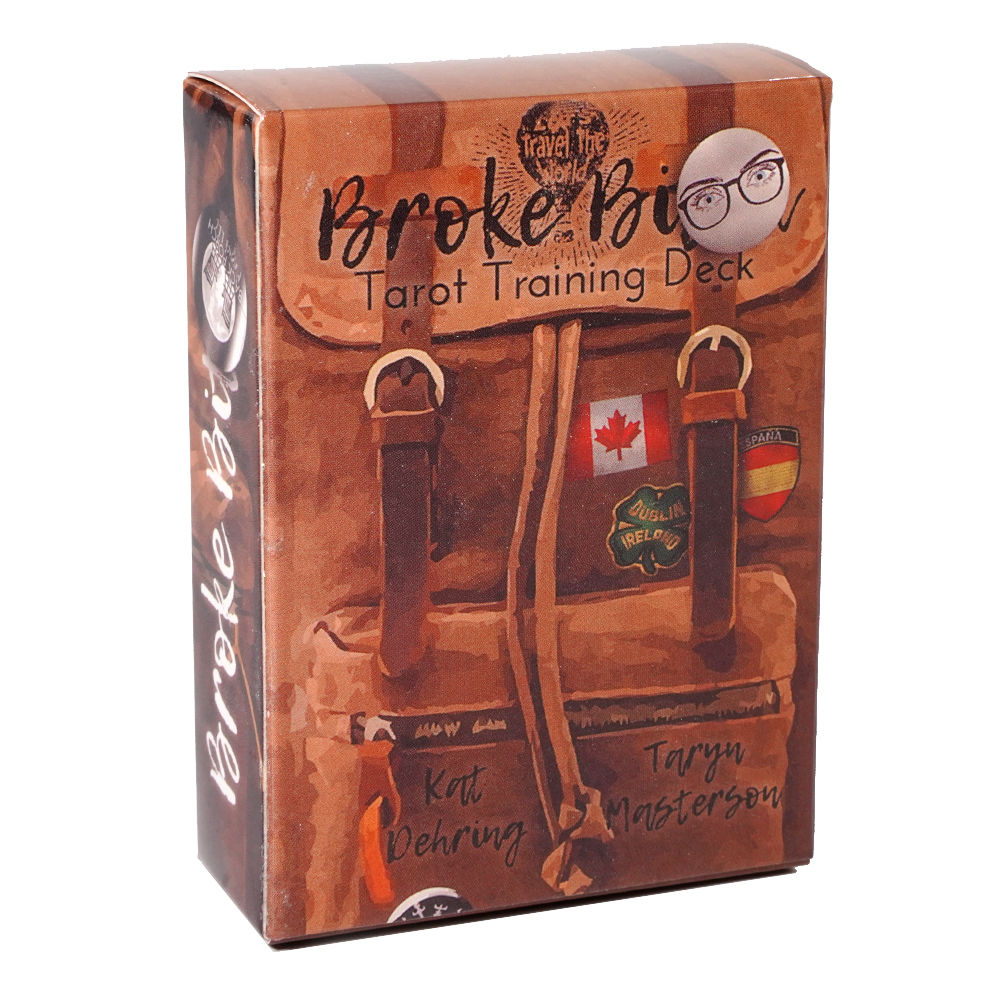 新款破烂的背包英文塔罗卡牌Broke B Word Tarot 外贸爆款