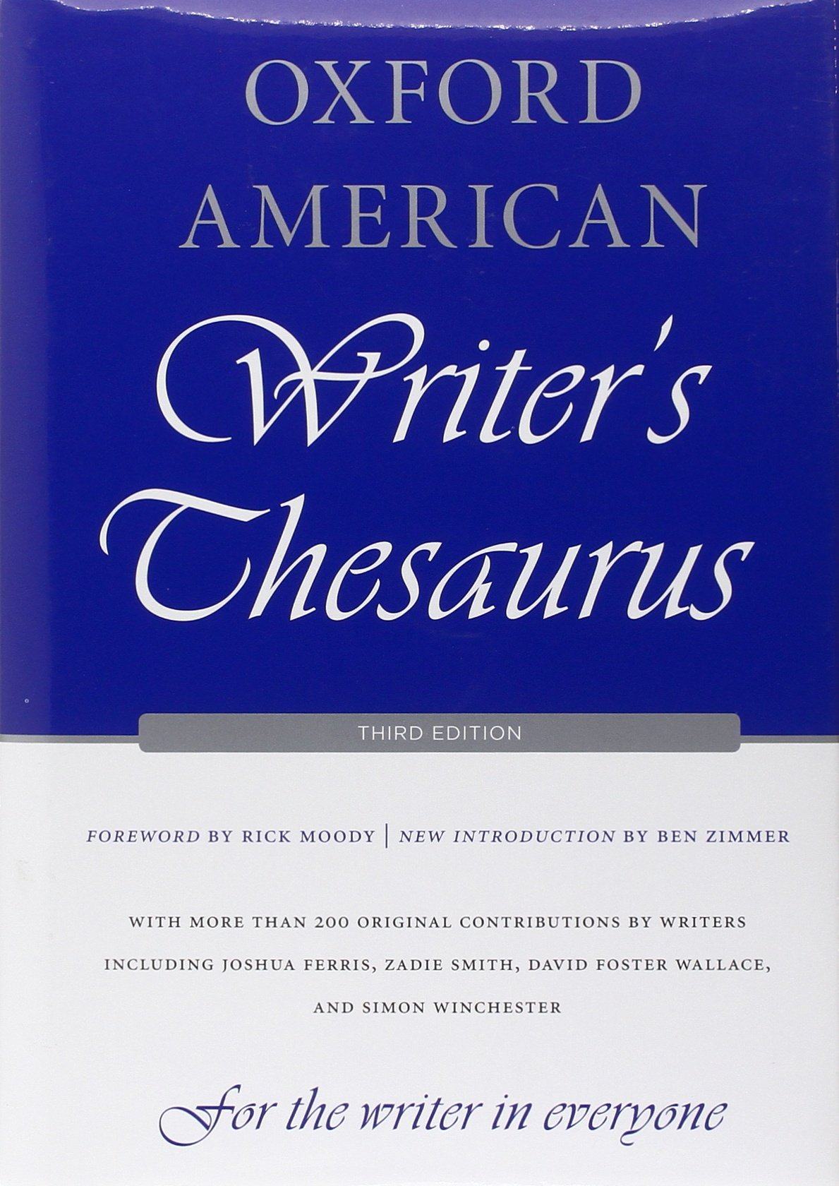 英文原版Oxford American Writer's Thesaurus