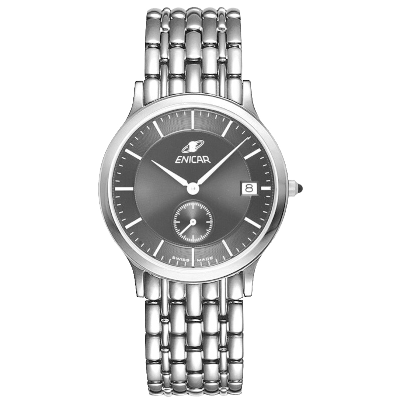 Enicar quartz watch for men: swiss brand, business casual, ultra-thin ...