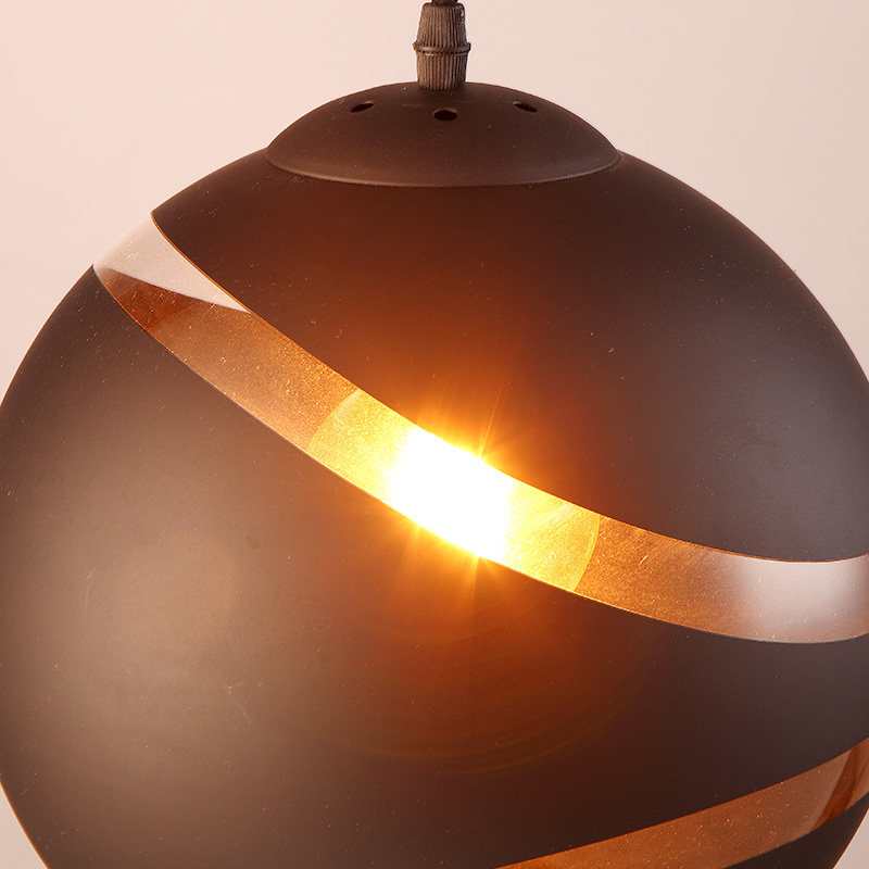 Horizon Lights Modern Style LED Glass Fireball Pendant Light Dining ...