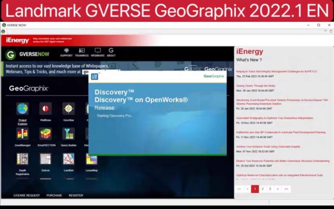 Landmark GVERSE Geographix 2022版本 地震解释软件
